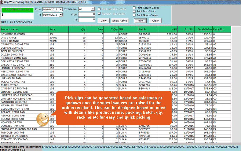 Distribution Pharmaceuticals Visual Tour, ScreenShots of Pharmacy ...